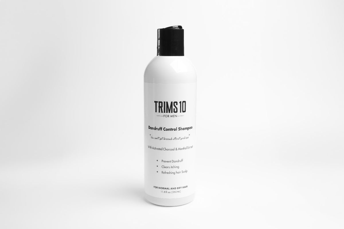 Trims10 Dandruff Control Shampoo With Charcoal & Menthol 350 ml